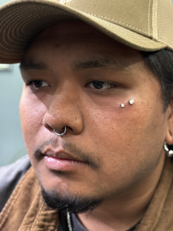 Surface Bar Piercing | Kaleidoscope